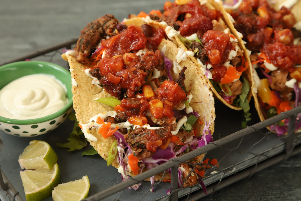 Super Easy Vegan Chili Tacos – MamaSezz